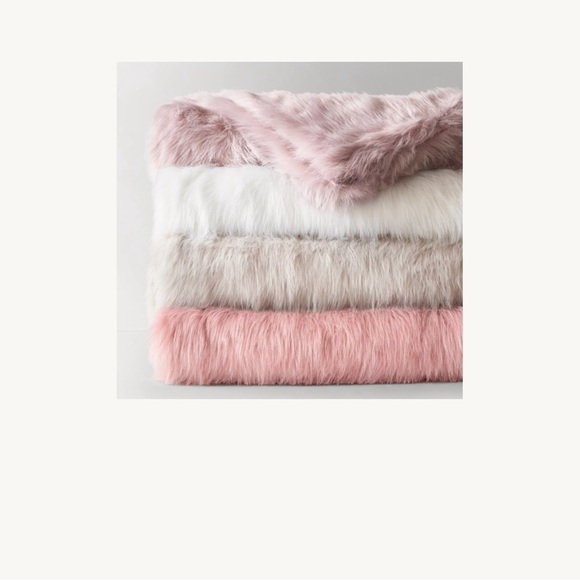 Restoration Hardware | Bedding | Restoration Hardware Kashmir Faux Fur ...